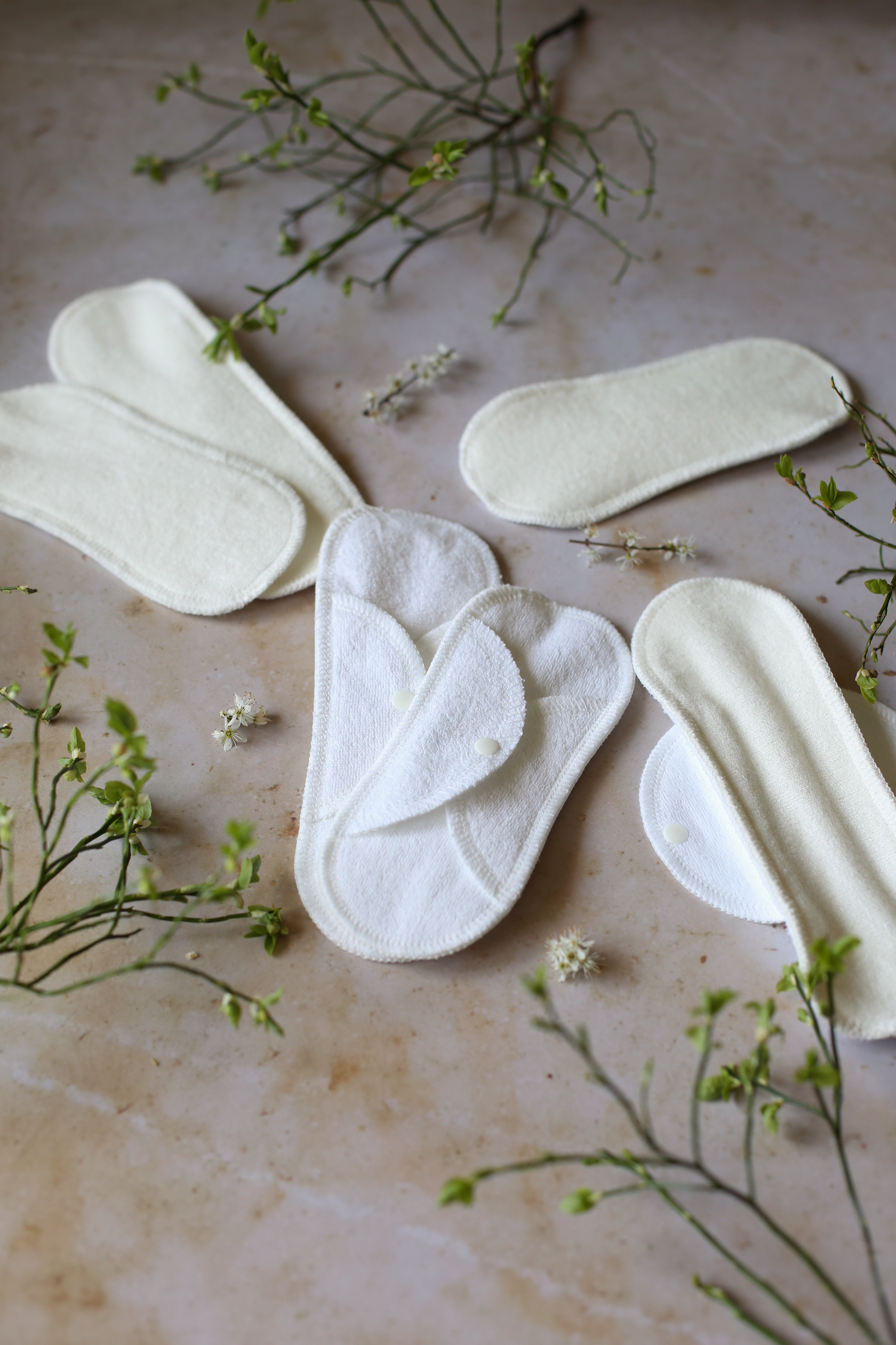 Racman Pads - Reusable Sanitary Incontinence Cloth Women Pads with ...